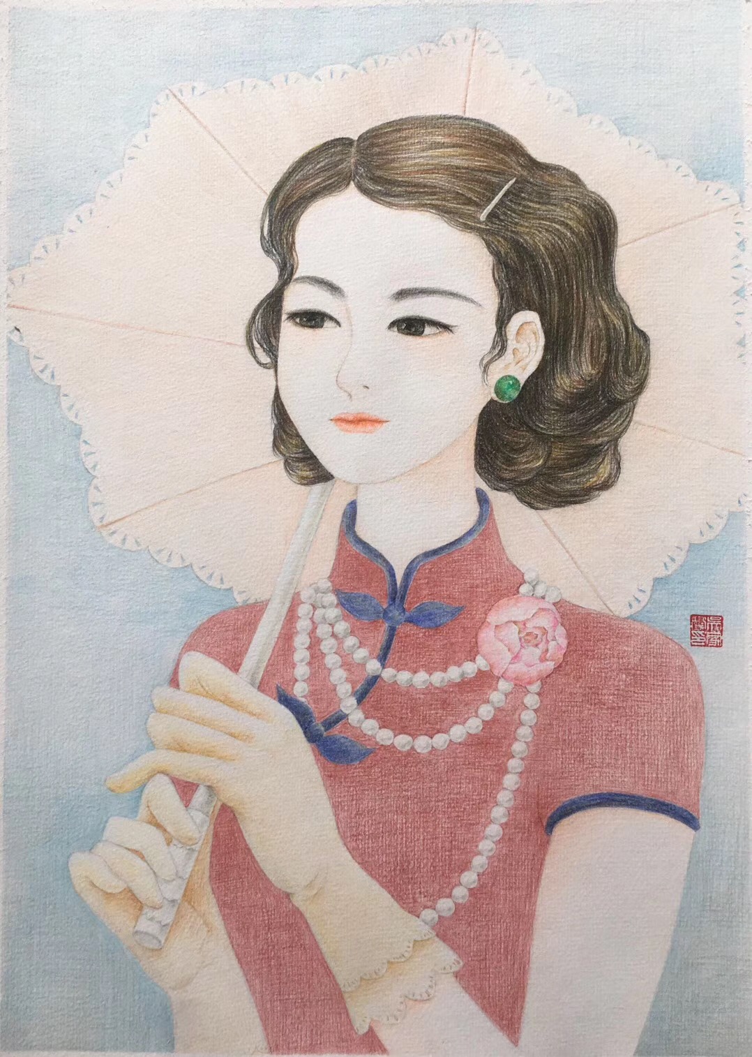 吳家豪老師畫作 東莞台商子弟學校